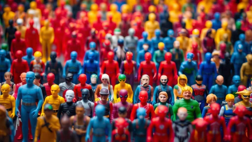 Focus Stacking Workflow in Post for Sharp Toy Figures - Toys in a Studio